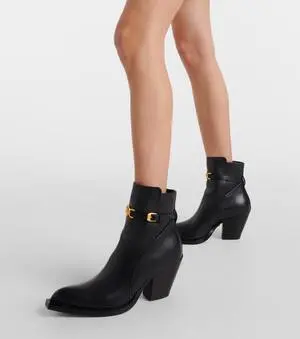 Versace Medusa '95 Leather Ankle Boots