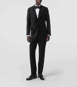LARDINI Velvet Tuxedo Pants
