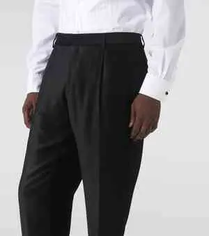 LARDINI Velvet Tuxedo Pants