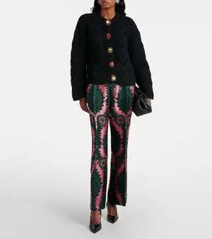 La DoubleJ Embellished Cardigan - Black