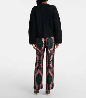 La DoubleJ Embellished Cardigan - Black