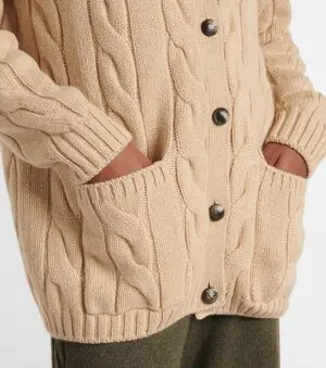 Loro Piana Napier Cashmere Cardigan