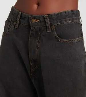 Y/project Evergreen Draped Cuff Wide-leg Jeans