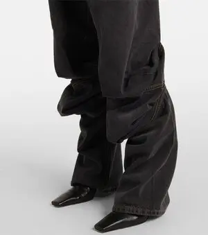Y/project Evergreen Draped Cuff Wide-leg Jeans