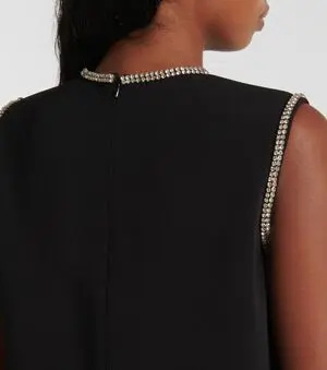 Sportmax Earry Embellished Mini Dress