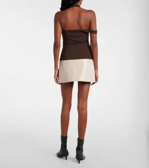 COURREGES Courrèges Deconstructed Cotton-blend Tank Top