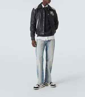 Amiri Ma Quad Cuff Straight Jeans