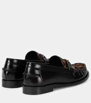 Versace Medusa '95 Leopard-print Loafers