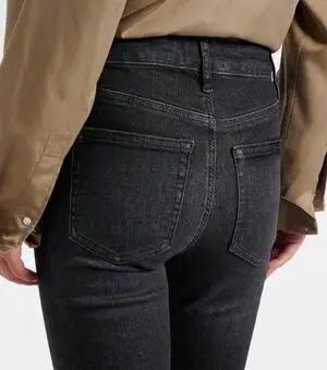 FRAME Le Mini High-rise Bootcut Jeans