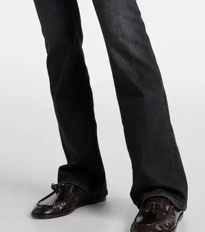 FRAME Le Mini High-rise Bootcut Jeans