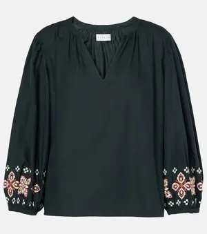 Velvet By Graham & Spencer Embroidered Blouses