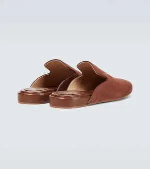 CHRISTIAN LOUBOUTIN Coolito Flat Mules - Brown