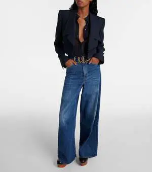 Chloé High-rise Wide-leg Jeans - Blue