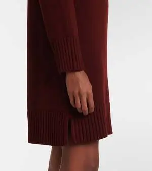 Max Mara Trudy Virgin Wool Turtleneck Minidress