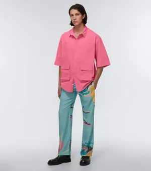 DUE DILIGENCE Oversized Cotton Shirt