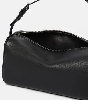THE ROW 90s Leather Shoulder Bag - Black