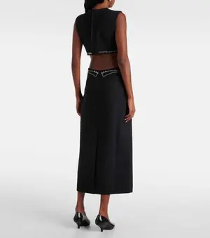 Dorothee Schumacher Embellished Midi Dress