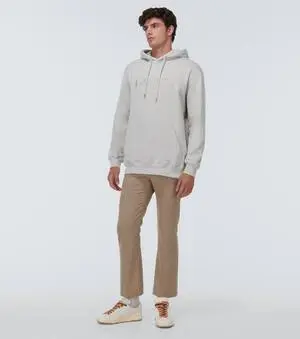 LANVIN Lite Curb Suede Sneakers - White