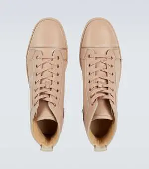 CHRISTIAN LOUBOUTIN Fun Louis High-top Sneakers - Beige
