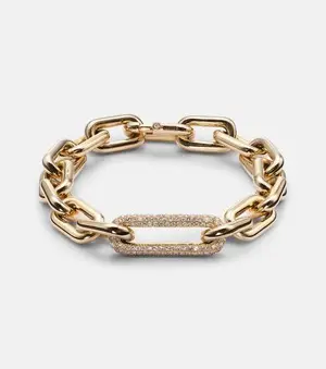 Shay Jewelry 18kt Yellow Diamond Link Bracelet - Gold