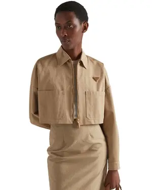 Prada Chino Blouson Jacket - Neutral