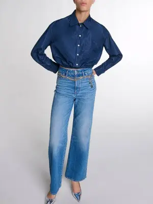 Maje Cropped Shirt