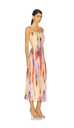 SNDYS. St Barts Maxi Dress In Pink