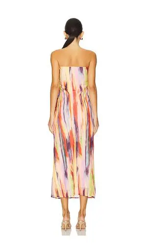 SNDYS. St Barts Maxi Dress In Pink