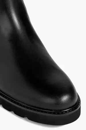 STUART WEITZMAN Chicago Leather Over-the-knee Boots - Black
