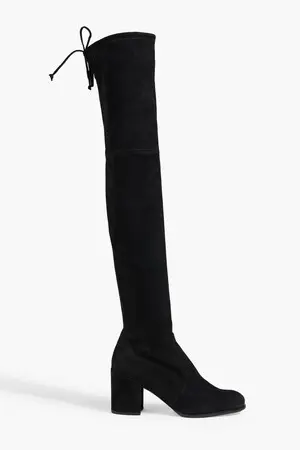 STUART WEITZMAN Suede Thigh Boots