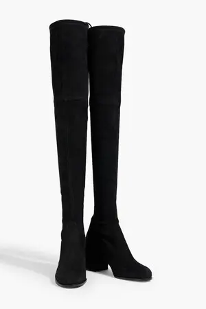 STUART WEITZMAN Suede Thigh Boots