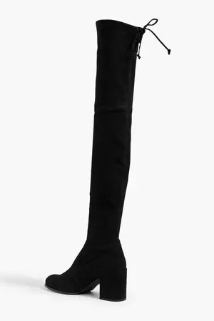 STUART WEITZMAN Suede Thigh Boots
