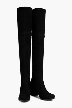 STUART WEITZMAN Stretch-suede Over-the-knee Boots