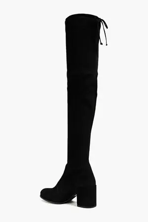 STUART WEITZMAN Stretch-suede Over-the-knee Boots