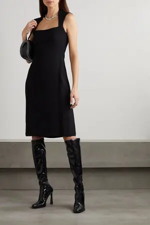 Gauchere Crepe Midi Dress