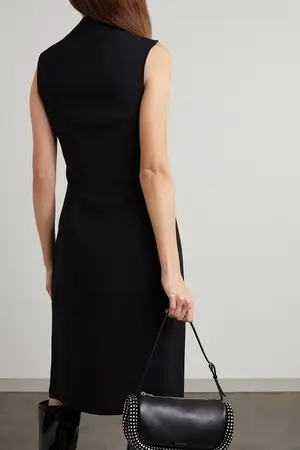 Gauchere Crepe Midi Dress