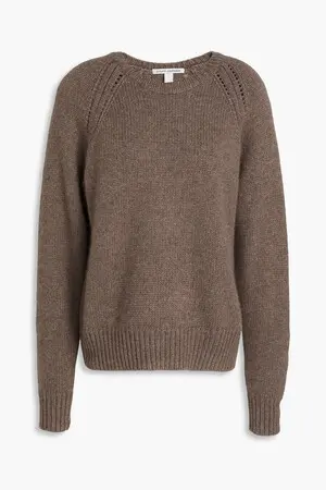 Autumn Cashmere Knitted Sweater - Taupe