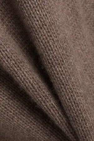 Autumn Cashmere Knitted Sweater - Taupe
