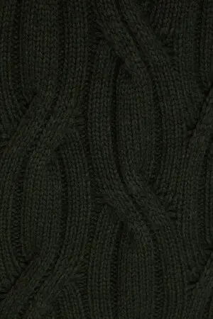 Autumn Cashmere Cable-knit Turtleneck Vest