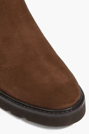 STUART WEITZMAN Suede Over-the-knee Boots - Brown
