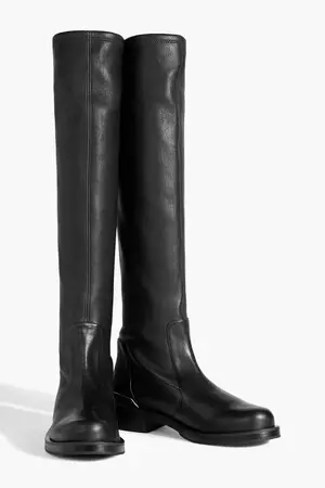 STUART WEITZMAN Mercer Bold Leather Over-the-knee Boots