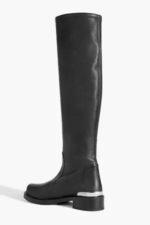 STUART WEITZMAN Mercer Bold Leather Over-the-knee Boots
