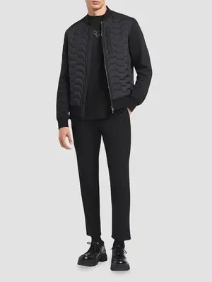 Moose Knuckles Granite Down Bomber Jacket