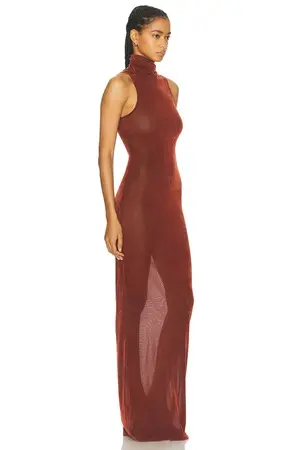 PRISCAVERA Turtleneck Maxi Dress