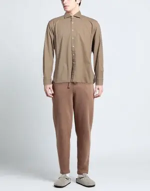 ALESSANDRO GHERARDI Shirt Size Cotton, Elastane - Beige