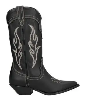 SONORA Leather Cowboy Ankle Boots