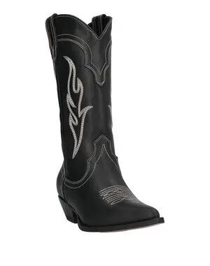 SONORA Leather Cowboy Ankle Boots