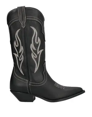 SONORA Leather Cowboy Ankle Boots