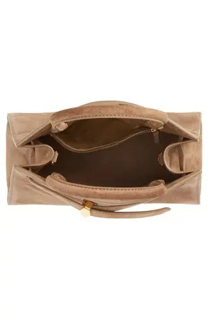 Veronica Beard Suede Tote Bag - Bark