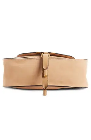Chloé Small Marcie Leather Satchel - Milky Brown 281